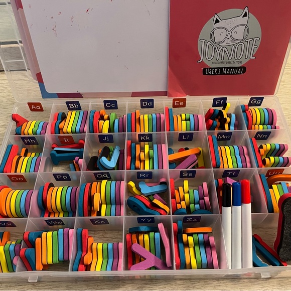 joynote | Toys | Joynote Multicolor Alphabet Foam Magnetic Letters Set ...